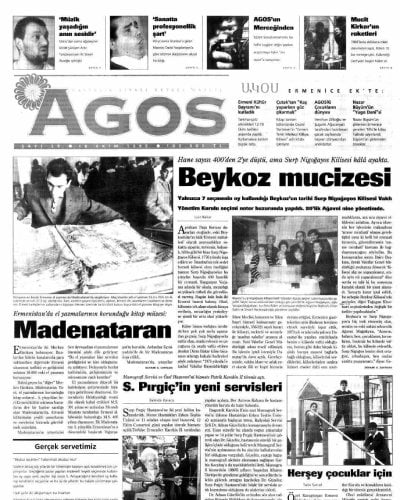 Agos Gazetesi - Günlük Gazete ve Arşiv